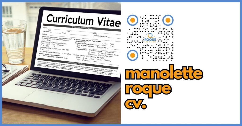 MANOLETTE ROQUE - CURRICULUM VITAE - ROQUE Eye Clinic | Eye.com.ph